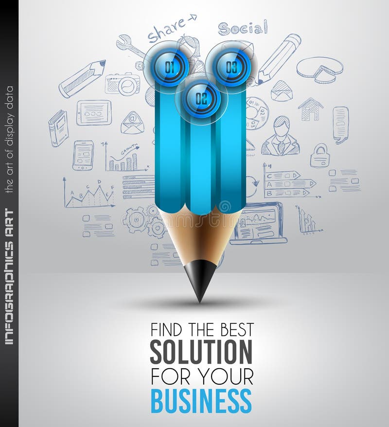 Clean Infographic Layout Template for Data and Information Analysis ...