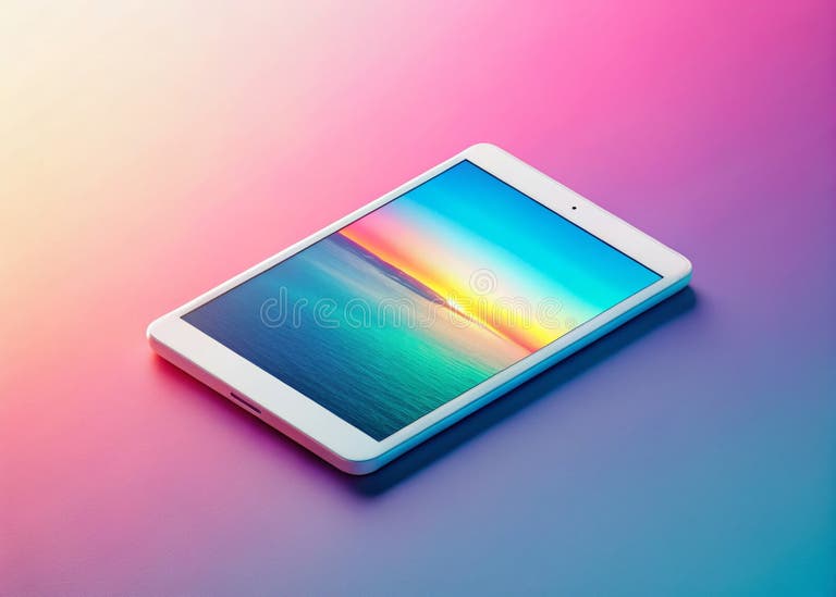 Clean Interface Design Mockup an Aerial Perspective of a Minimalist ...