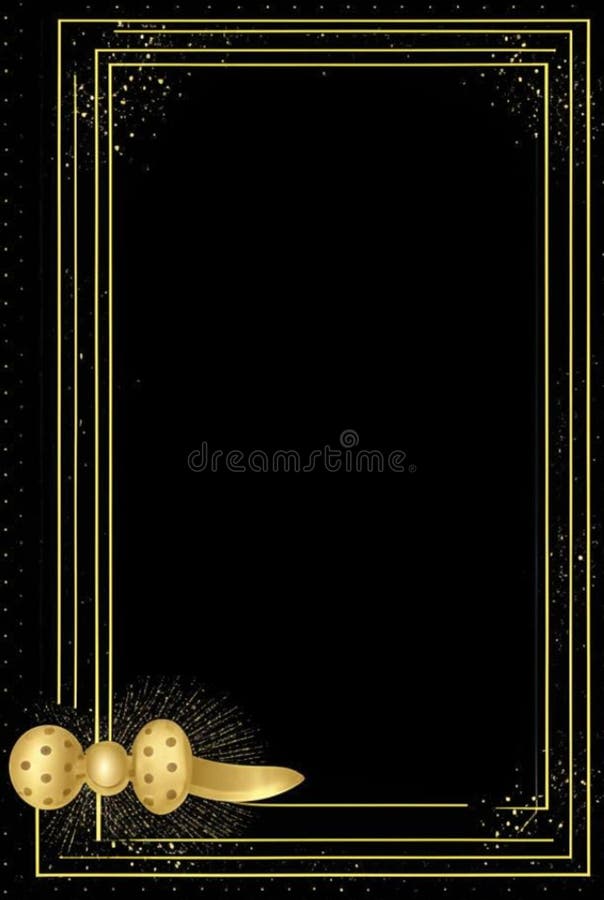 Clean Invitation Template Design with Frame. Oil, Impasto. Watercolour ...