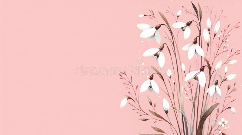 Clean Invitation Template Design with Frame. Oil, Impasto. Watercolour ...