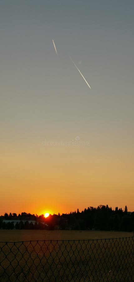 A clean Italian Sunset stock photo. Image of evening - 245532026