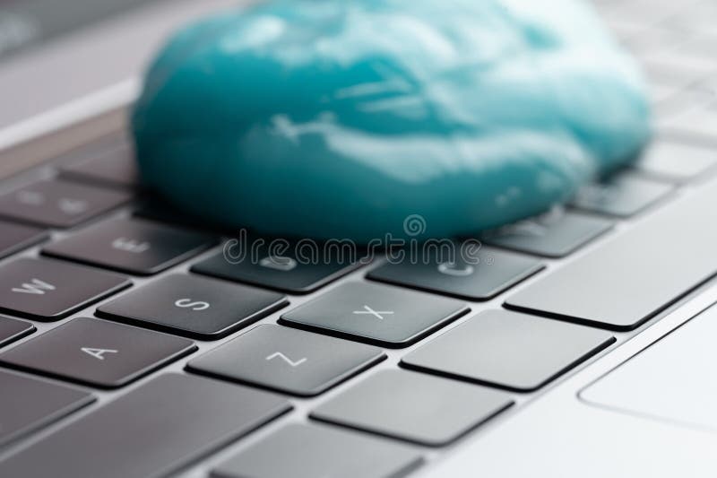 Clean keyboard buttons stock image. Image of laptop - 367070943