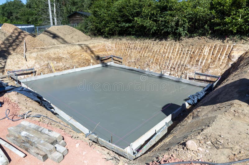 Clean layer of concrete stock photo. Image of flat, improvement - 320170672