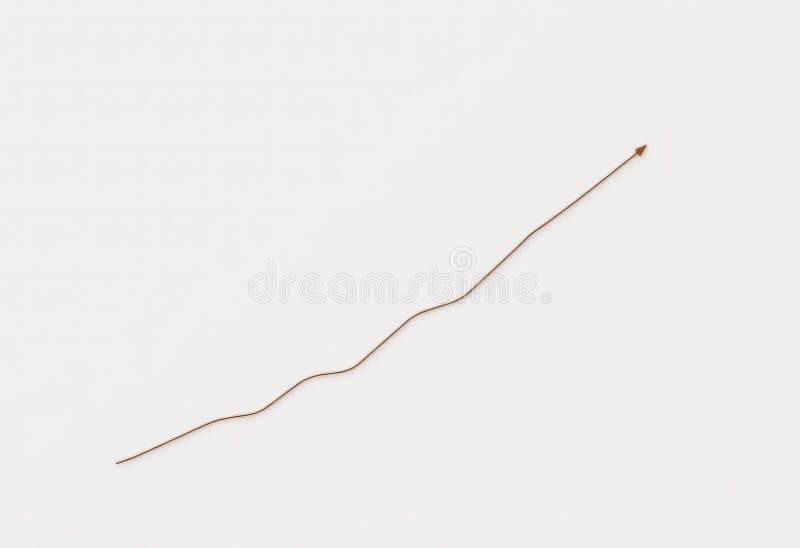 Clean, Light Background, Single Ascending Line Graph, Simple ...