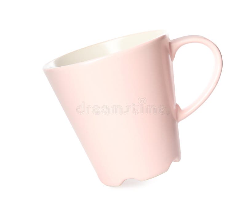 Clean light pink cup stock photo. Image of dinnerware - 195759072