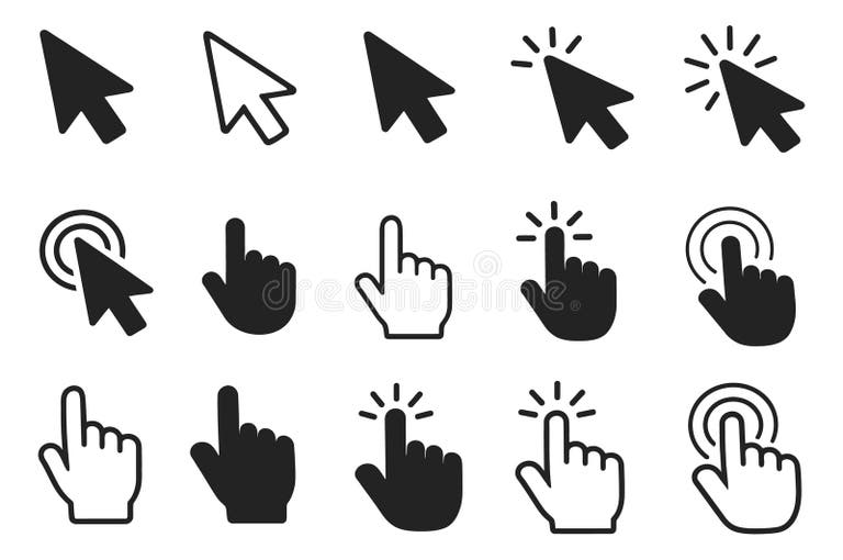 Solid Cursor Icon Stock Illustrations – 4,991 Solid Cursor Icon Stock ...