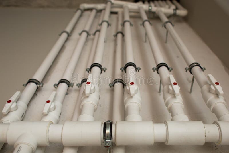 Clean Line White Water Pipes Watering System Pipe Engineer Design in ...