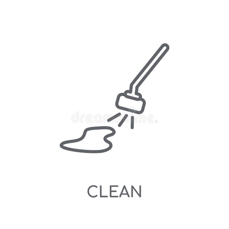 Clean Room Icon. Trendy Clean Room Logo Concept on White Background ...