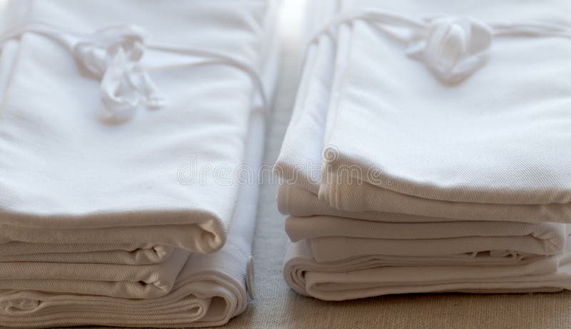 Clean Linen stock image. Image of folded, pile, laundry - 15099943