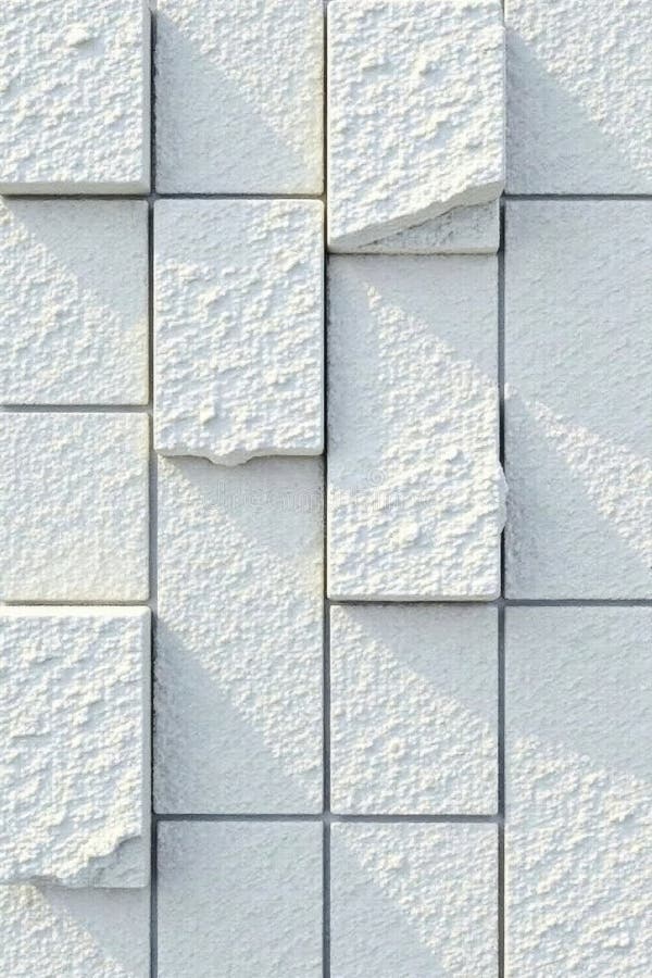 Clean Lines of Interlocking White and Grey Concrete Blocks , Paving ...