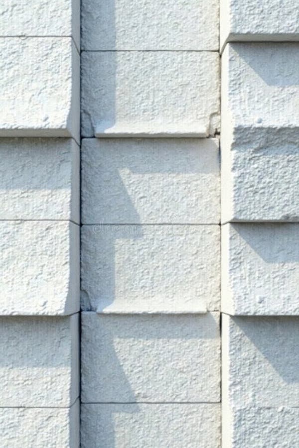 Clean Lines of Interlocking White and Grey Concrete Blocks , Grey ...