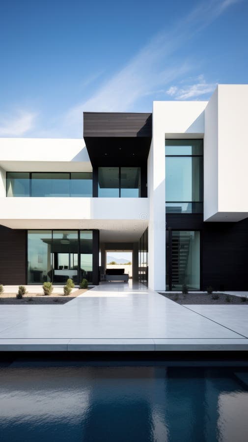 The Clean Lines and Minimalist Aesthetic of a Modern Home are on Full ...