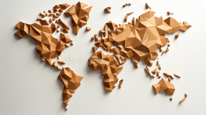 Minimalistic World Map: Simplicity and Elegance in Cartographic Art ...