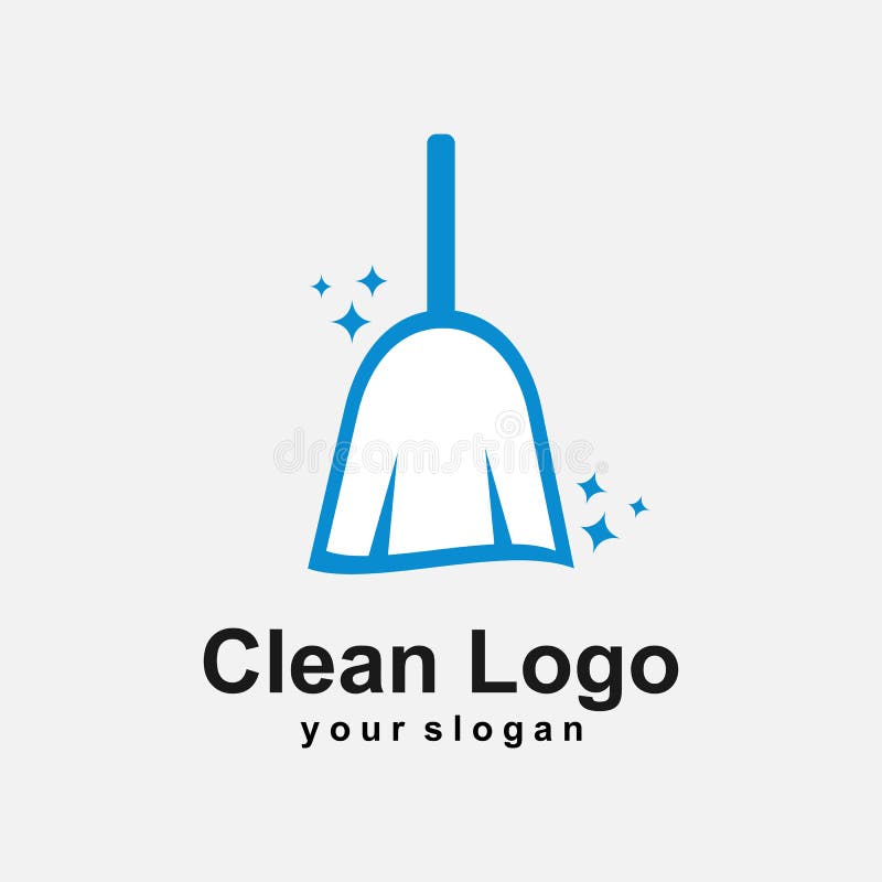 Clean Logo Template stock illustration. Illustration of company - 166730548