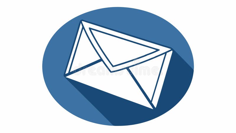 Clean Mail Envelope Icon for Messaging and Digital Mail, Vector Design ...