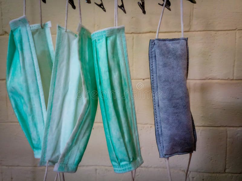 Clean mask for reuse. stock photo. Image of covid19 - 182332192