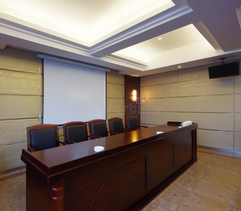 Clean the meeting room stock image. Image of lighting - 24224149