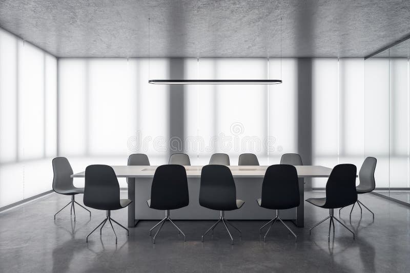 Clean meeting room stock illustration. Illustration of desktop - 172827992
