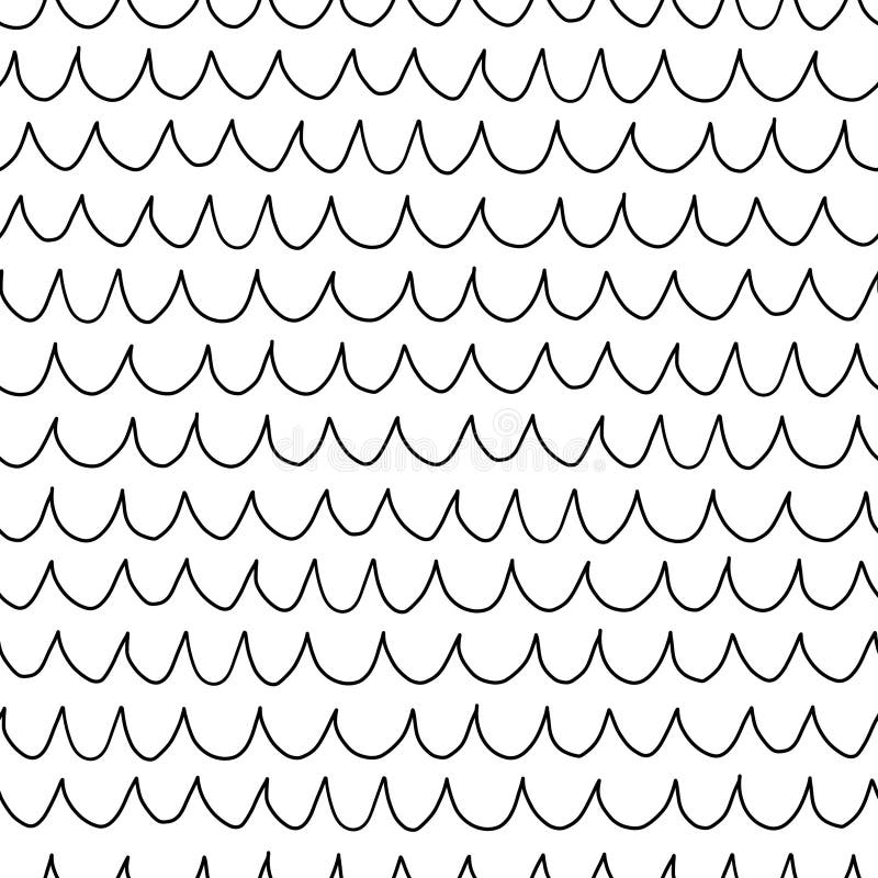 A Clean and Minimal Seamless Pattern of Repeating Scallop-shaped Arches ...