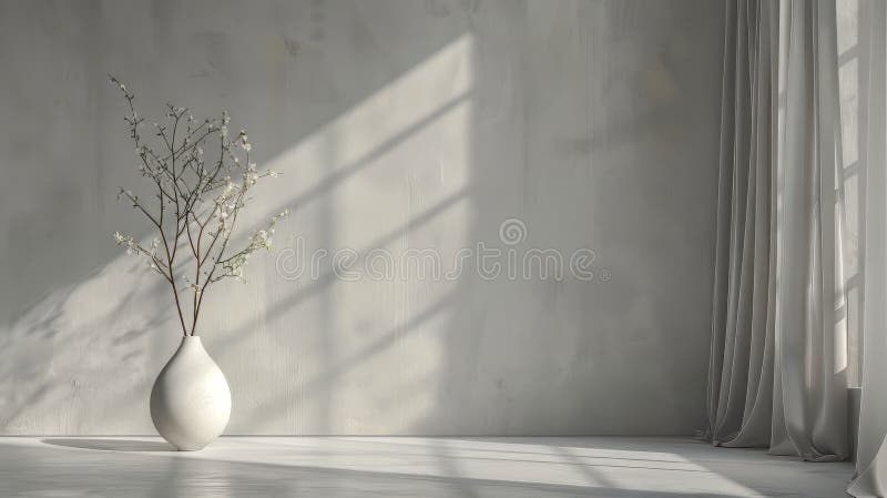 Clean and Minimalist Backdrop with Space for Custom Messaging Stock ...