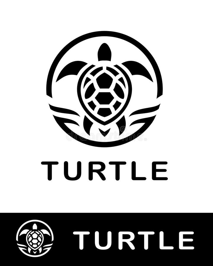 Stylized Turtle Swims Underwater in a Mask and with a Snorkel in His ...