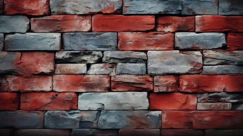Clean, Minimalist Brick Wall Pattern with Flat Texture and Detailed ...