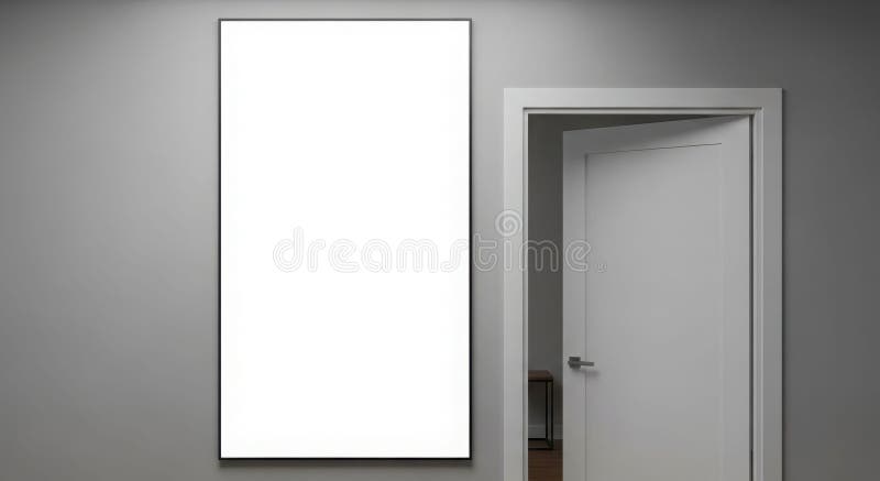 Prominent Blank Vertical Poster Frame Stock Photos - Free & Royalty ...