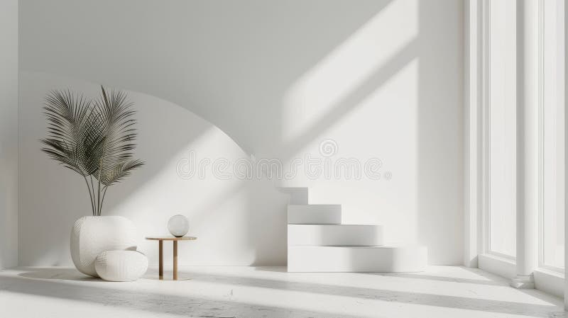 Clean and Minimalist Mockup Arrangement for a Polished Look. Stock ...