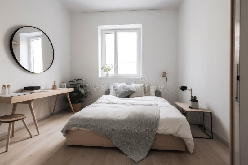 Clean, Minimalist Room with only Essential Items for a Peaceful Retreat ...