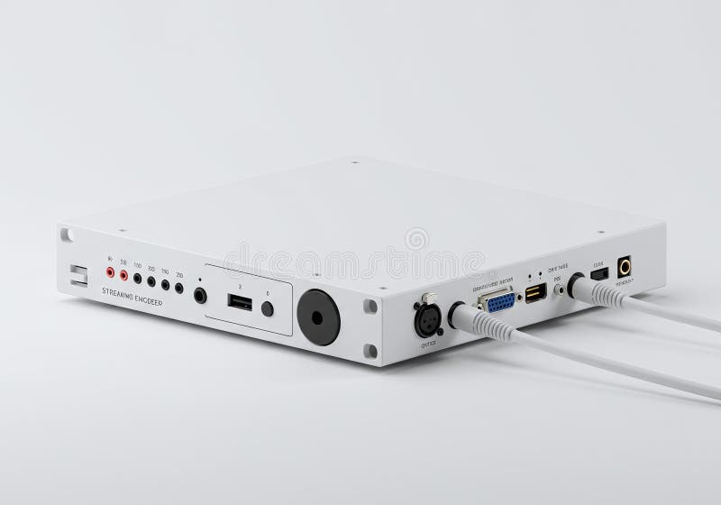 White Streaming Encoder Stock Illustrations – 4 White Streaming Encoder ...
