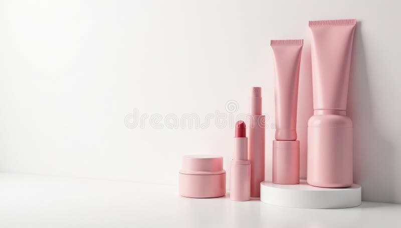 Clean, Minimalist White Backdrop for Cosmetics, Seamless, Cosmetic ...