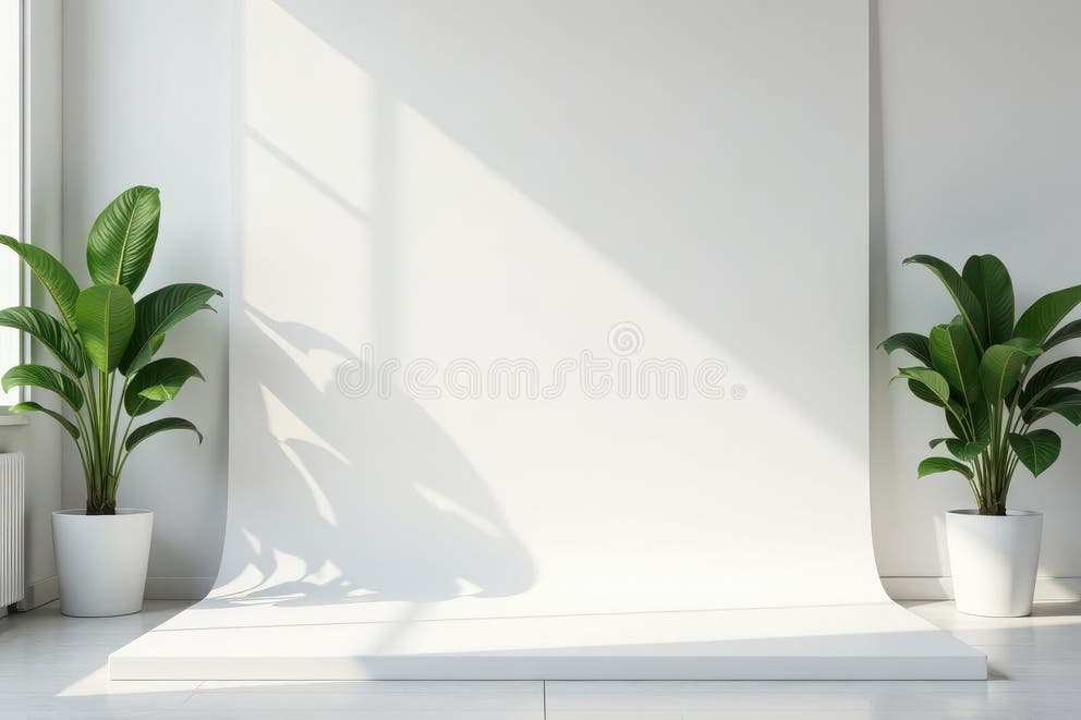 Clean, Minimalist White Backdrop for Product Display, Image, Flawless ...