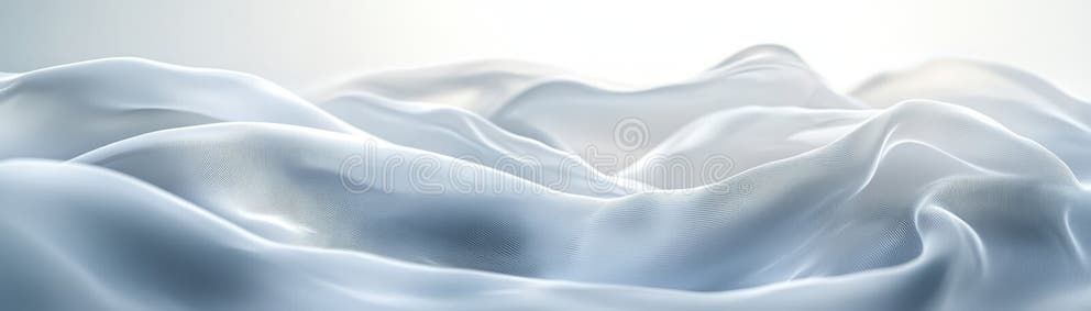 Flowing White, Minimalist Background with Subtle Wavy Pattern Stock ...