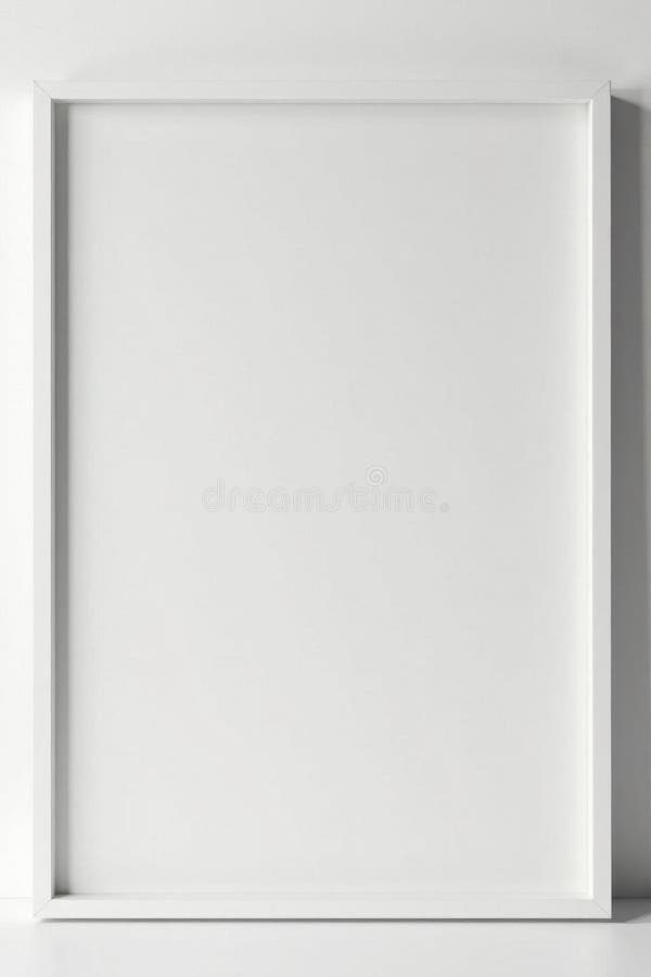 Clean Minimalist White Frame on White Backdrop, Minimal, Picture, Frame ...