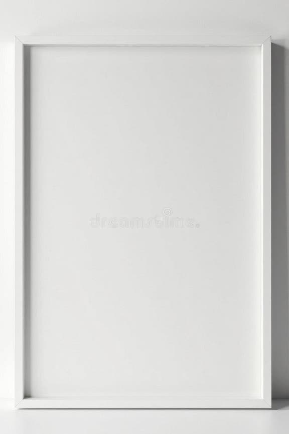 Clean Minimalist White Frame on White Backdrop, Minimal, Picture, Frame ...