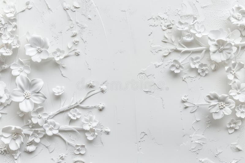Clean and Minimalist White Wallpaper Design. Stylish and Elegant Home ...