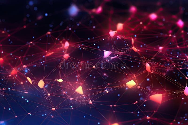 Clean and Minimalistic Background with Abstract Circuitry Paths and ...