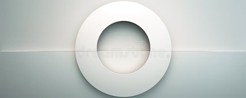 Clean and Minimalistic Background with a Centered Circle, Representing ...