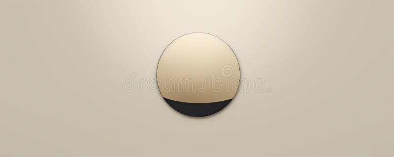 Clean and Minimalistic Background with a Centered Circle, Representing ...