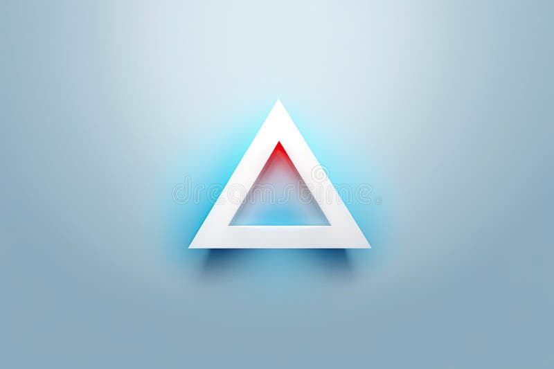Clean and Minimalistic Background with a Centered Triangle ...