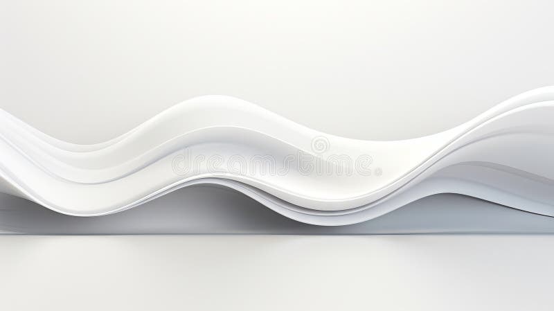 Clean and Minimalistic White Abstract Design Stock Illustration ...