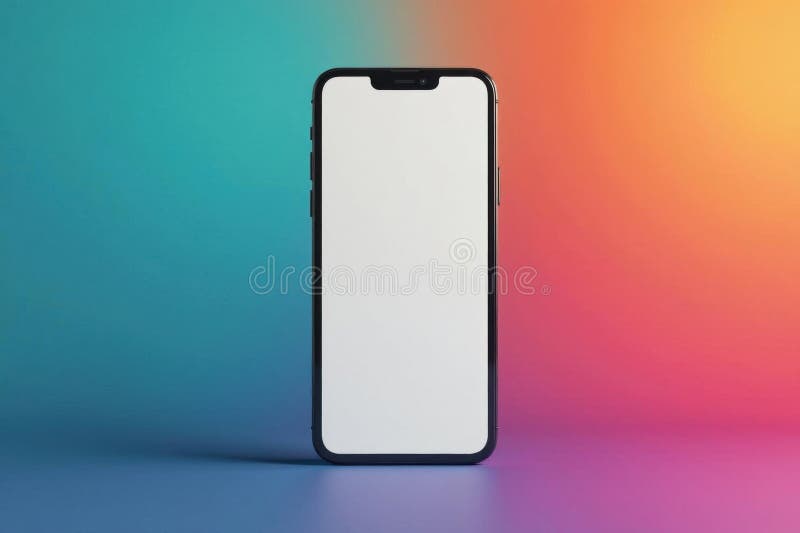 Clean Mobile Landing Page Design Mockup on Device, Mobile, Responsive ...