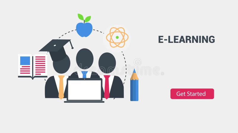 Clean Modern Animation Business Infographic E-learning Stock Footage ...