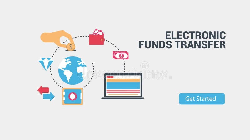 Clean Modern Animation Business Infographic Electronic Funds Transfer ...