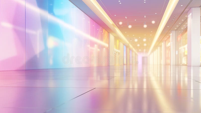 A Clean, Modern Backdrop with a Splash of Colors, Ideal for Shopping ...