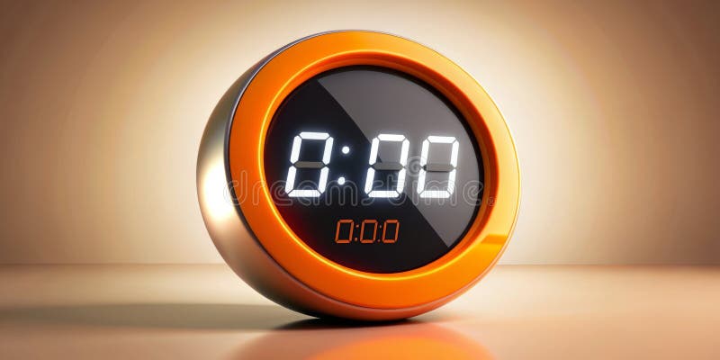 Precise Digital Timer Displays 21 Minutes - Clean Design for Accurate ...