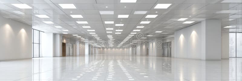 Modular Panel Display in a Spacious, Contemporary Commercial ...