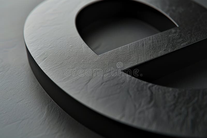 Modern Font with Subtle Shadow Effect Stock Illustration - Illustration ...