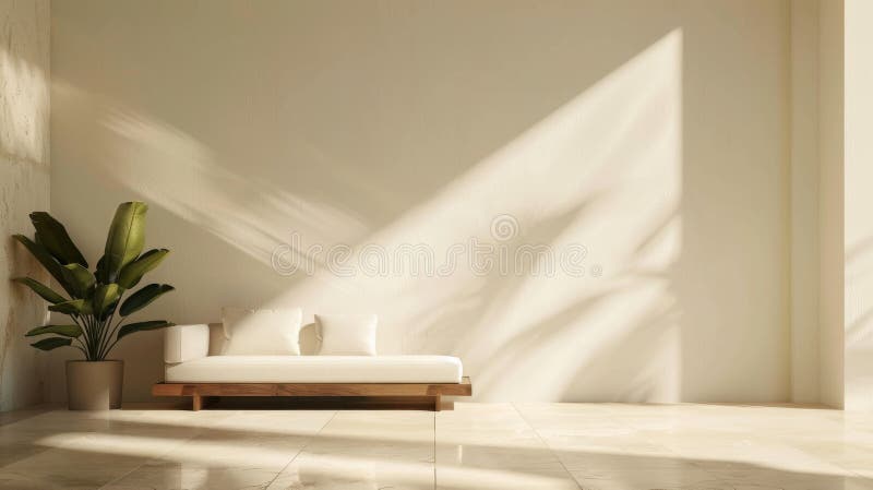 Clean and Modern Interior Design with Empty Areas Perfect for Your Text ...