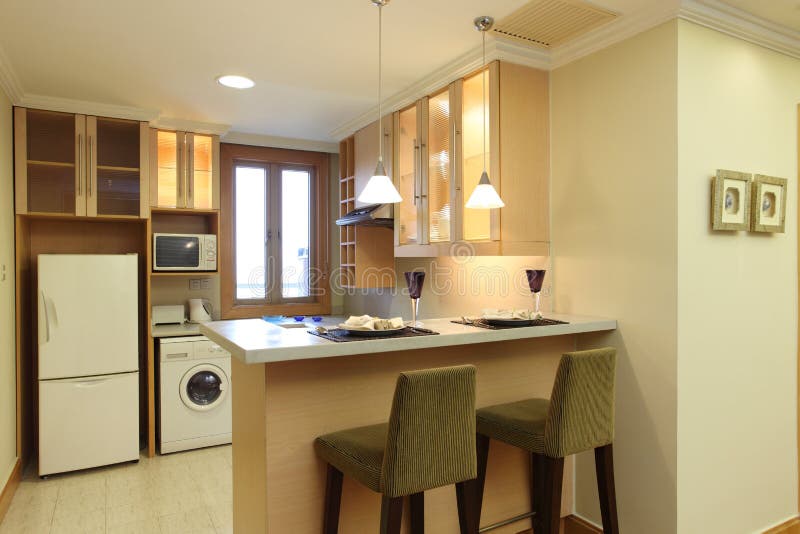 Clean Modern Kitchen stock photo. Image of lifestyle - 12045492